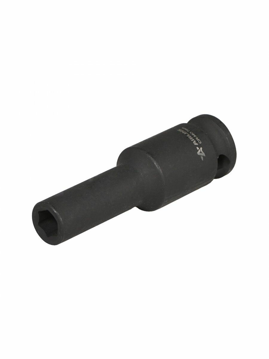 Головка ударная торцевая глубокая 3/8" DR, шестигранная, 7 мм, L 65 мм, для ударного гайковерта, профессиональный инструмент, автосервис, грузовой транспорт AIRLINE ATAS320