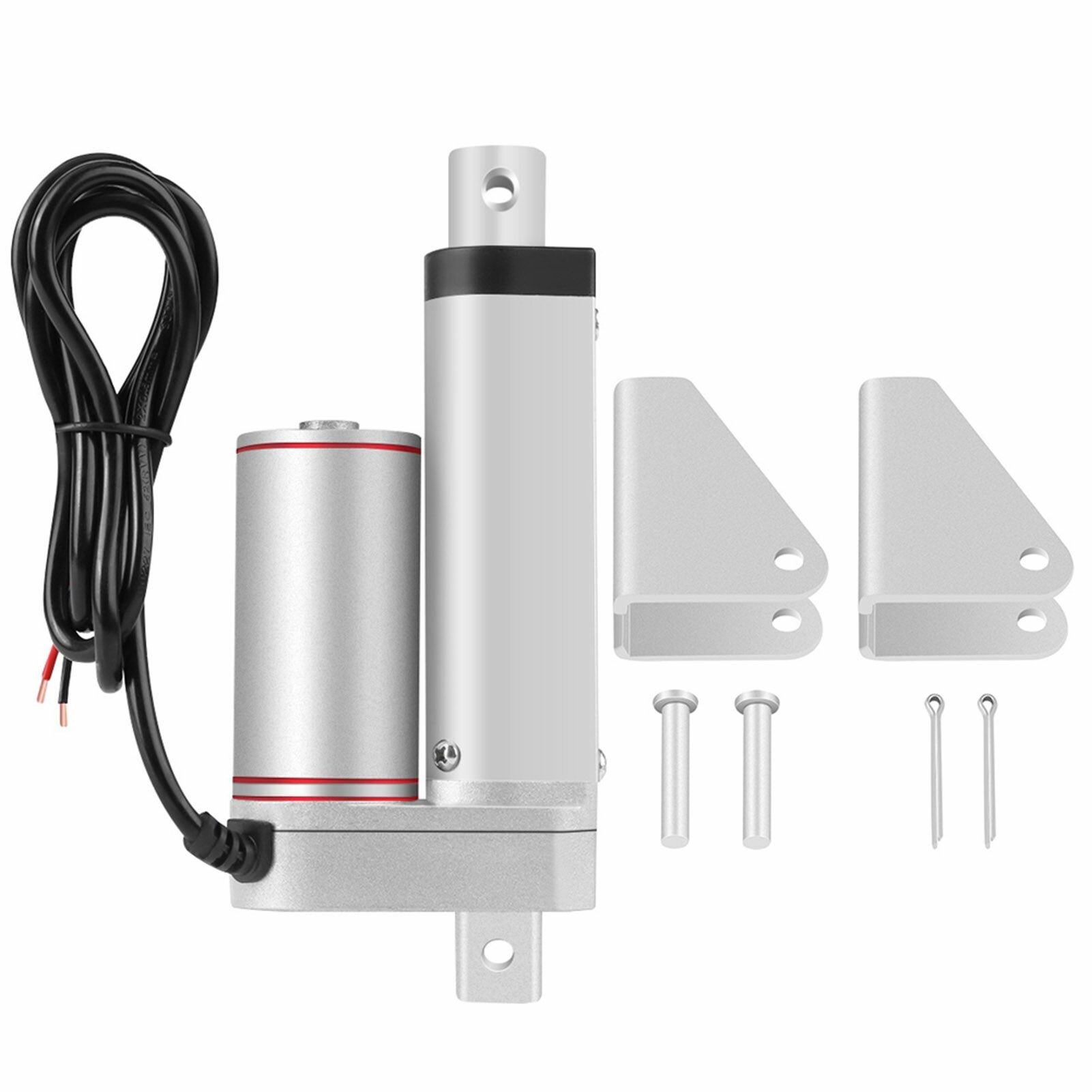 DC 12V 1000N Ход 150-500 мм Линейный привод Подъемный электродвигатель Кронштейн (100 мм)