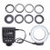 LCD Display Portable Camera Ring Flash, Durable Universal Flash L...