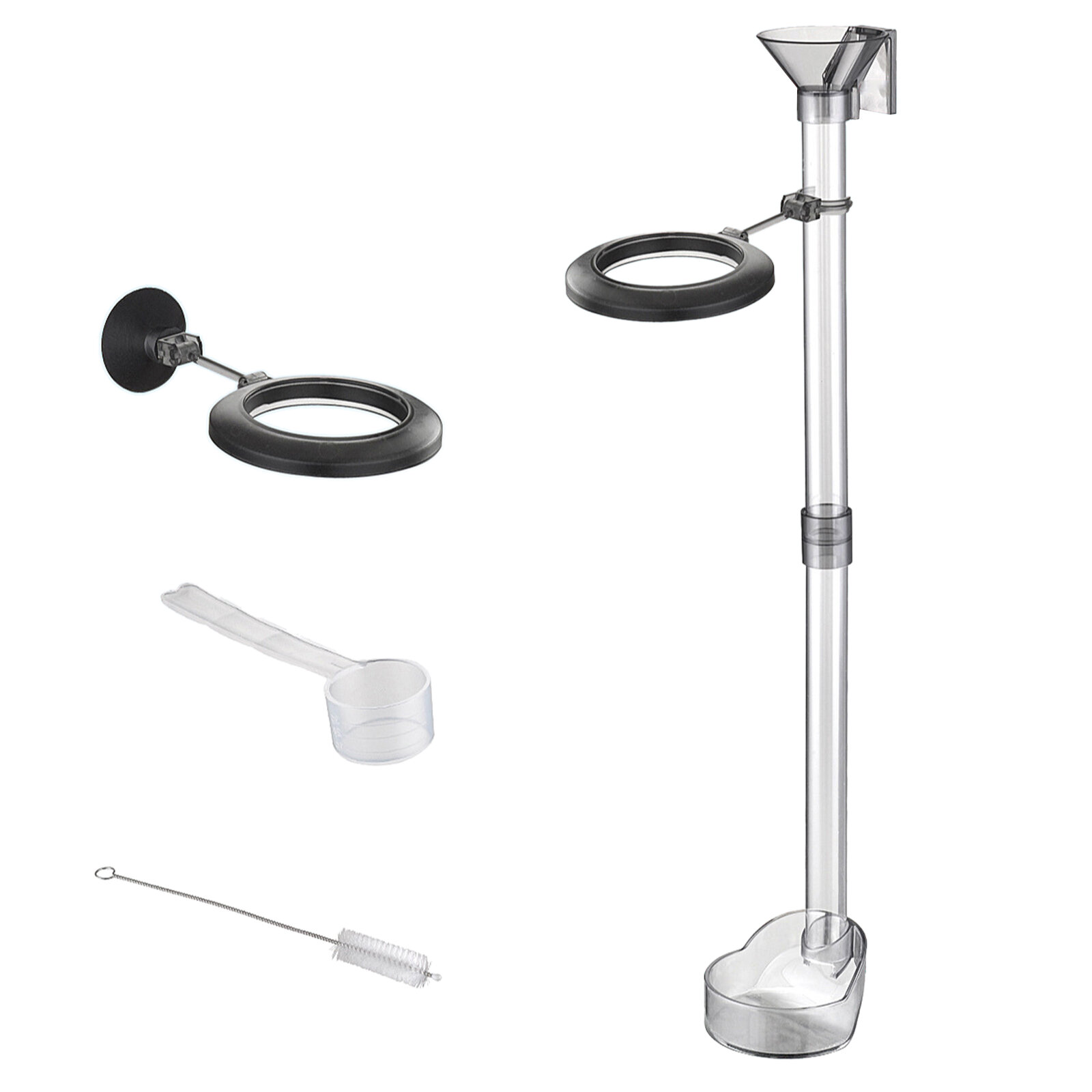 Пластиковое Трубчатое Блюдо Для Подачи Креветок с Плавающим Кольцом для Хрустальных Красных Креветок