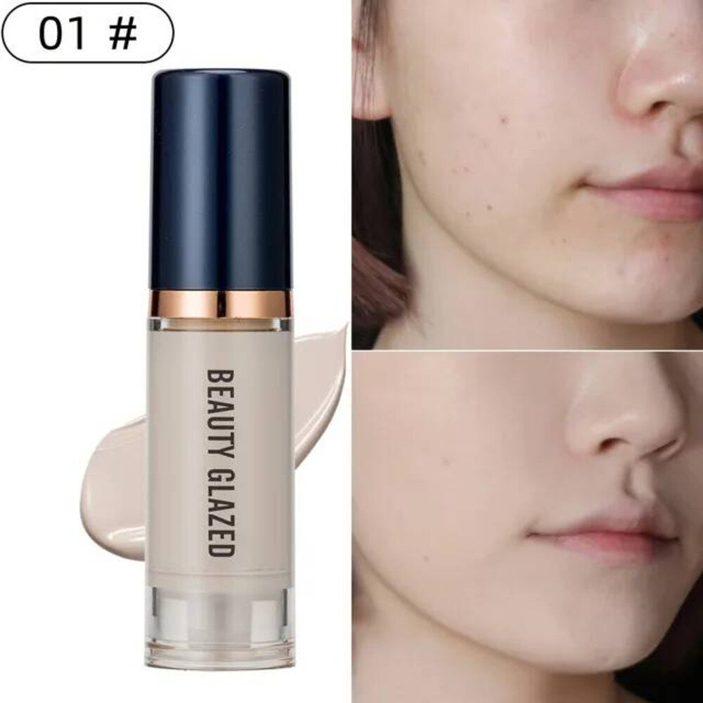 Beauty Glazed 6-цветный жидкий тональный консилер — плотное покрытие, стойкий, водостойкий, естественный эффект