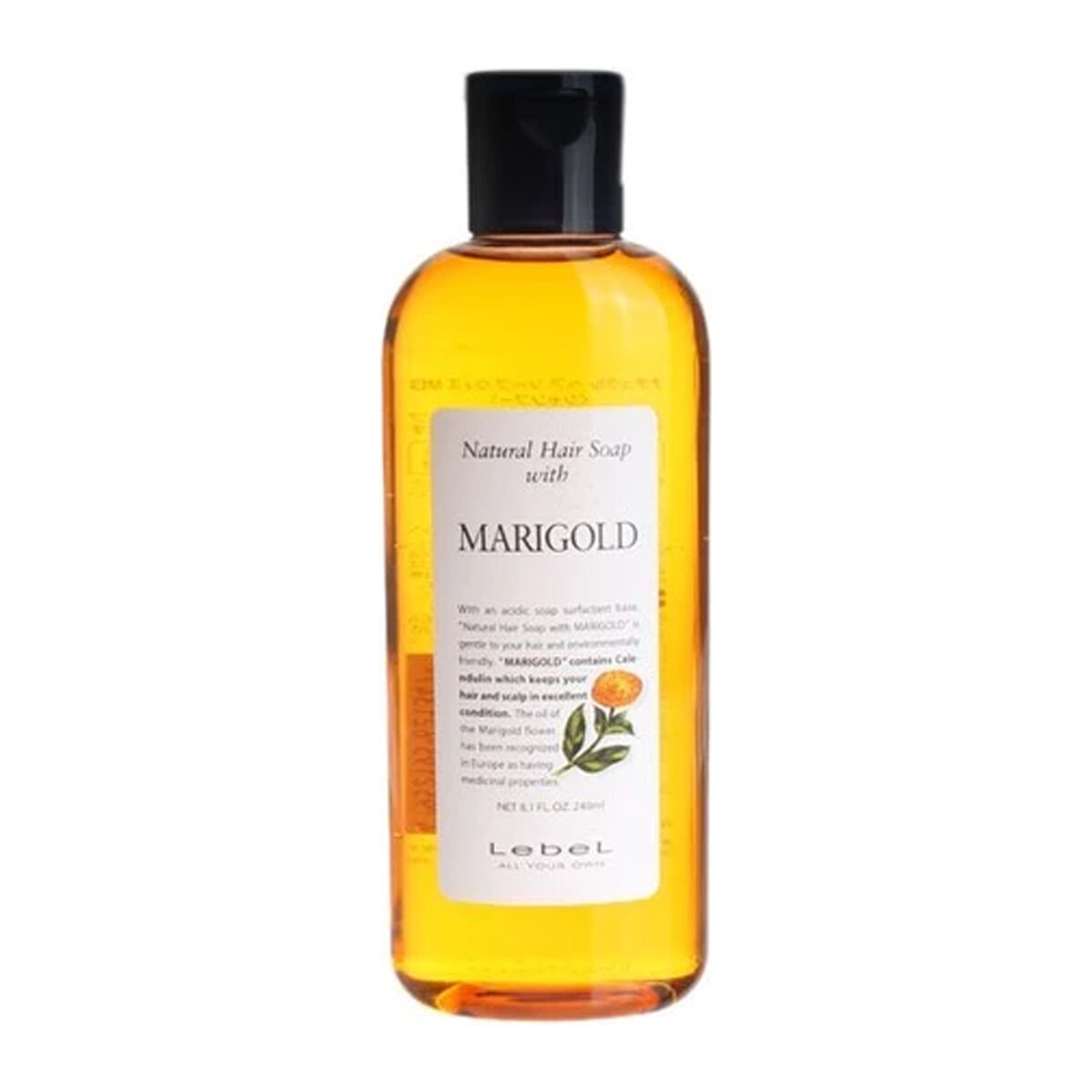 Шампунь для волос с экстрактом календулы и ромашки Lebel Natural Hair Soap With Marigold Шампунь 240 мл