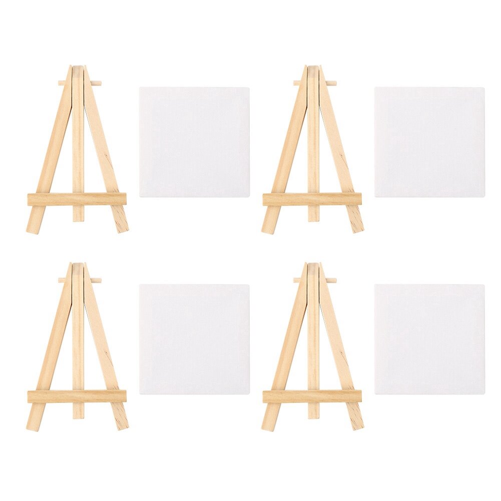 Mini Canvas Wood Set Set для рисования рисования рисунок