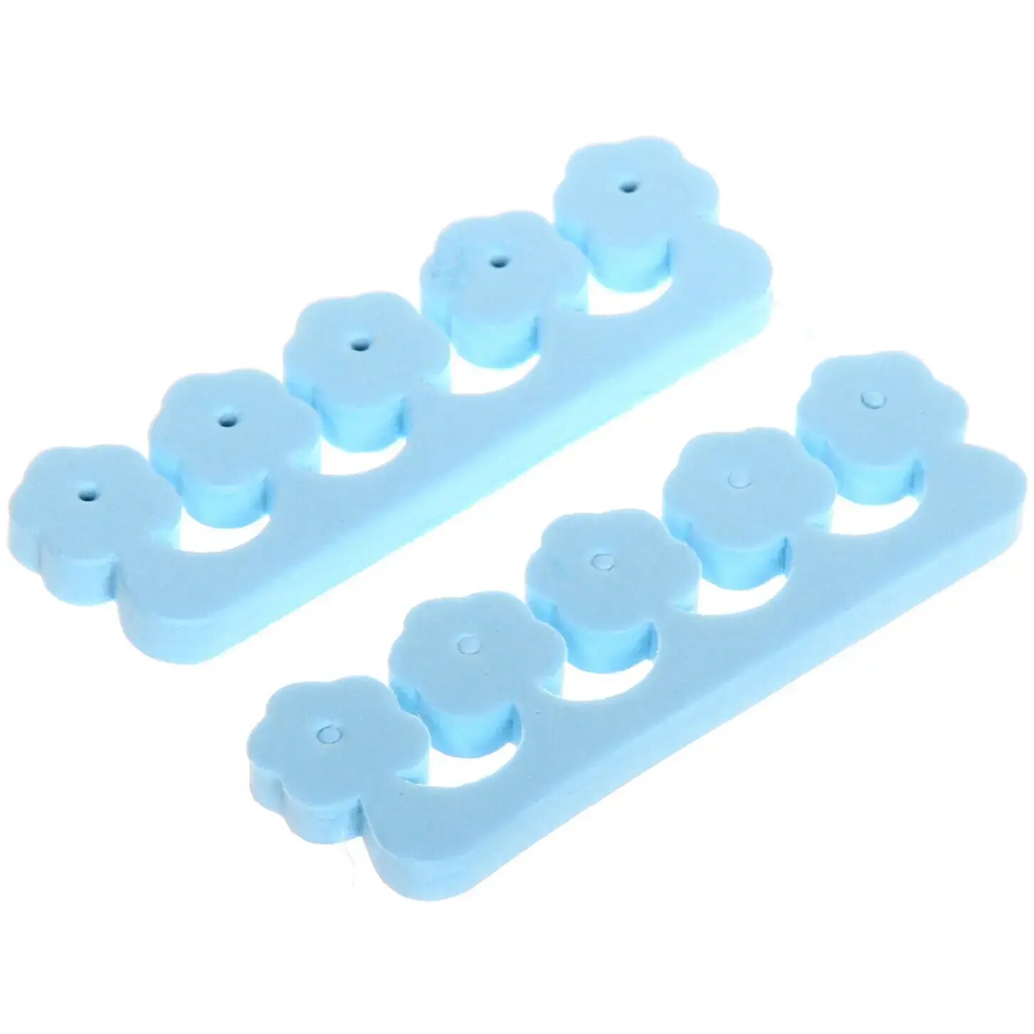 Разделители для пальцев ног в форме цветка, 2шт, цвет микс, 11х4см