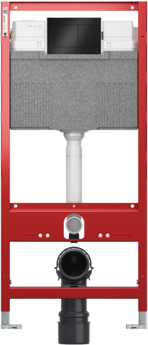 Система инсталляции для унитазов TECE Profil TECEprofil Uni 2.0 9300302, с кнопкой смыва