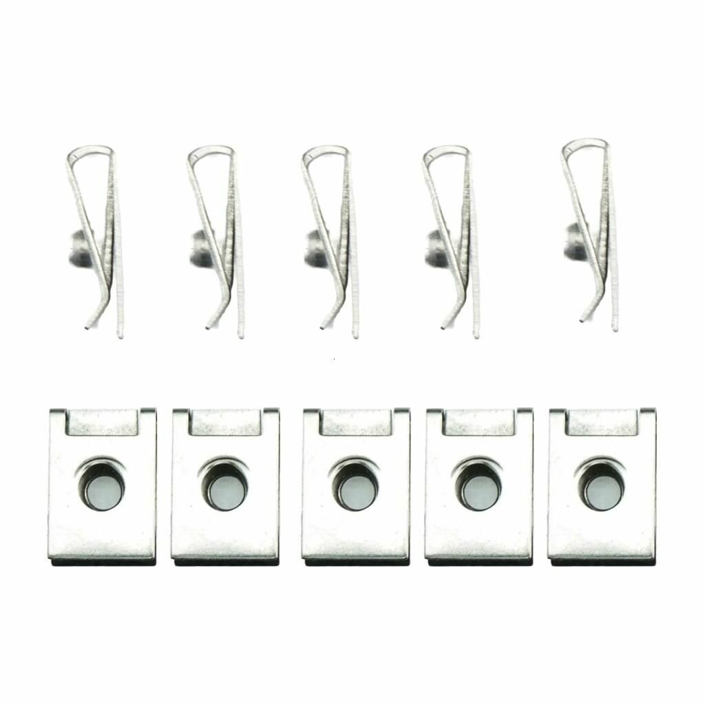10 шт винтовых зажимов для номерного знака из нержавеющей стали, антивандальное крепление для автомобиля, Мш Цлипс