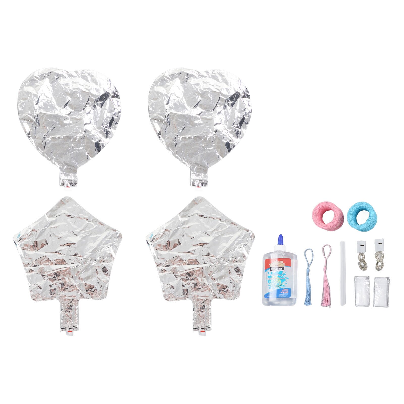 Набор для создания картин из ниток: декоративный забавный 3D-фонарь в форме сердца и звезды с подсветкой, идеально подходящий для Рождества, дня рождения и детских подарков.