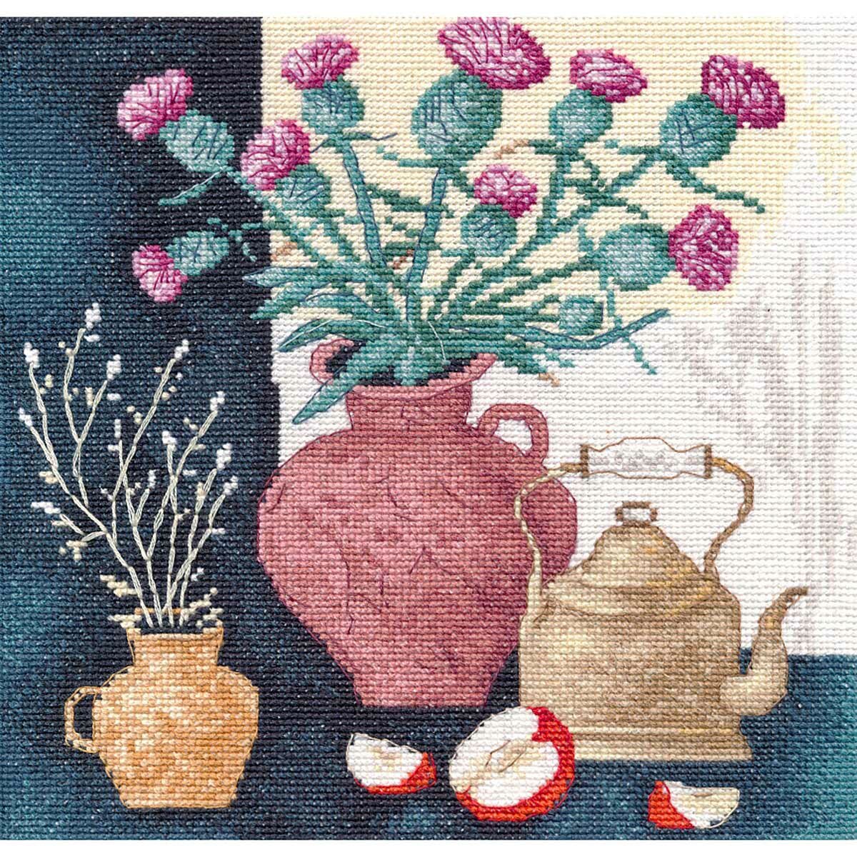 Набор для вышивания крестиком 'Осенние мотивы - 2', 20x20 см, овен