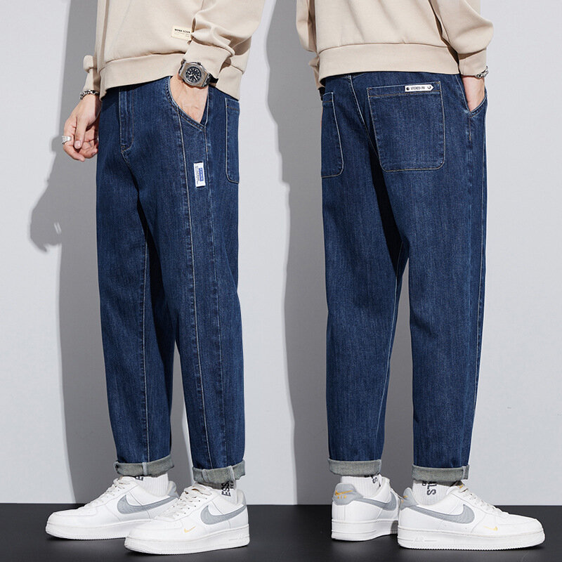 Мужские джинсы Чистый цвет / прямые B1, LI Mall талии_31