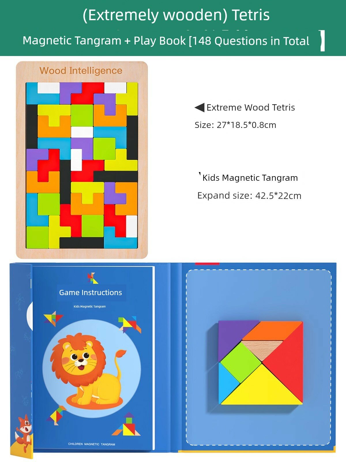 Головоломка-конструктор «Тетрис» для детей от 3 до 6 лет, 4 мальчика, 5 девочек, развивающие игрушки для обучения