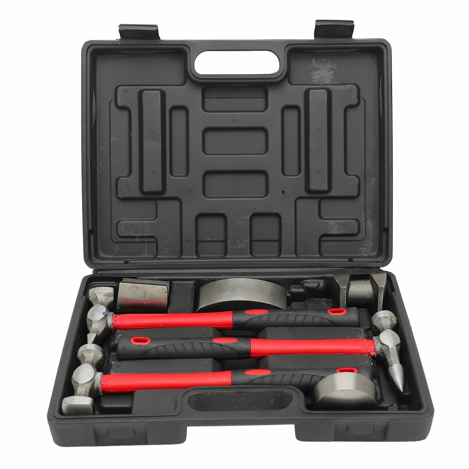 Набор из 7 молотков для рихтовки кузова автомобиля с чехлом для хранения и переноски