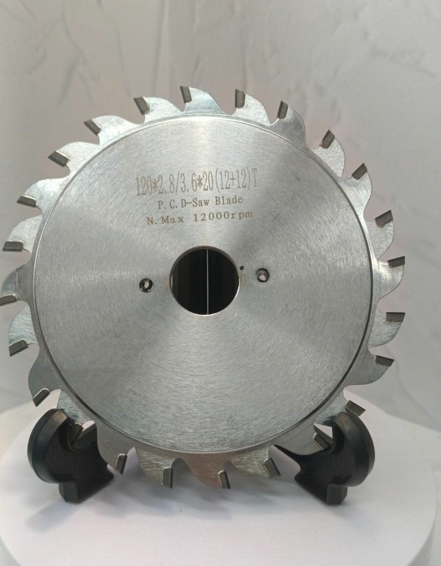 Пильный диск алмазный подрезной 120x20x2,8-3,6 Z 12+12