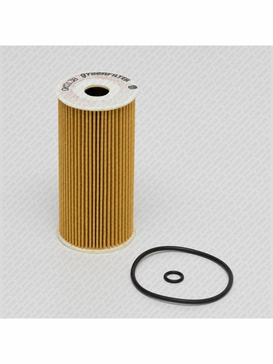 Фильтр масляный (картридж) GREEN FILTER OK0138 для Hyundai Santa Fe, Kia Sorento / Хендай Санта Фе, Киа Соренто