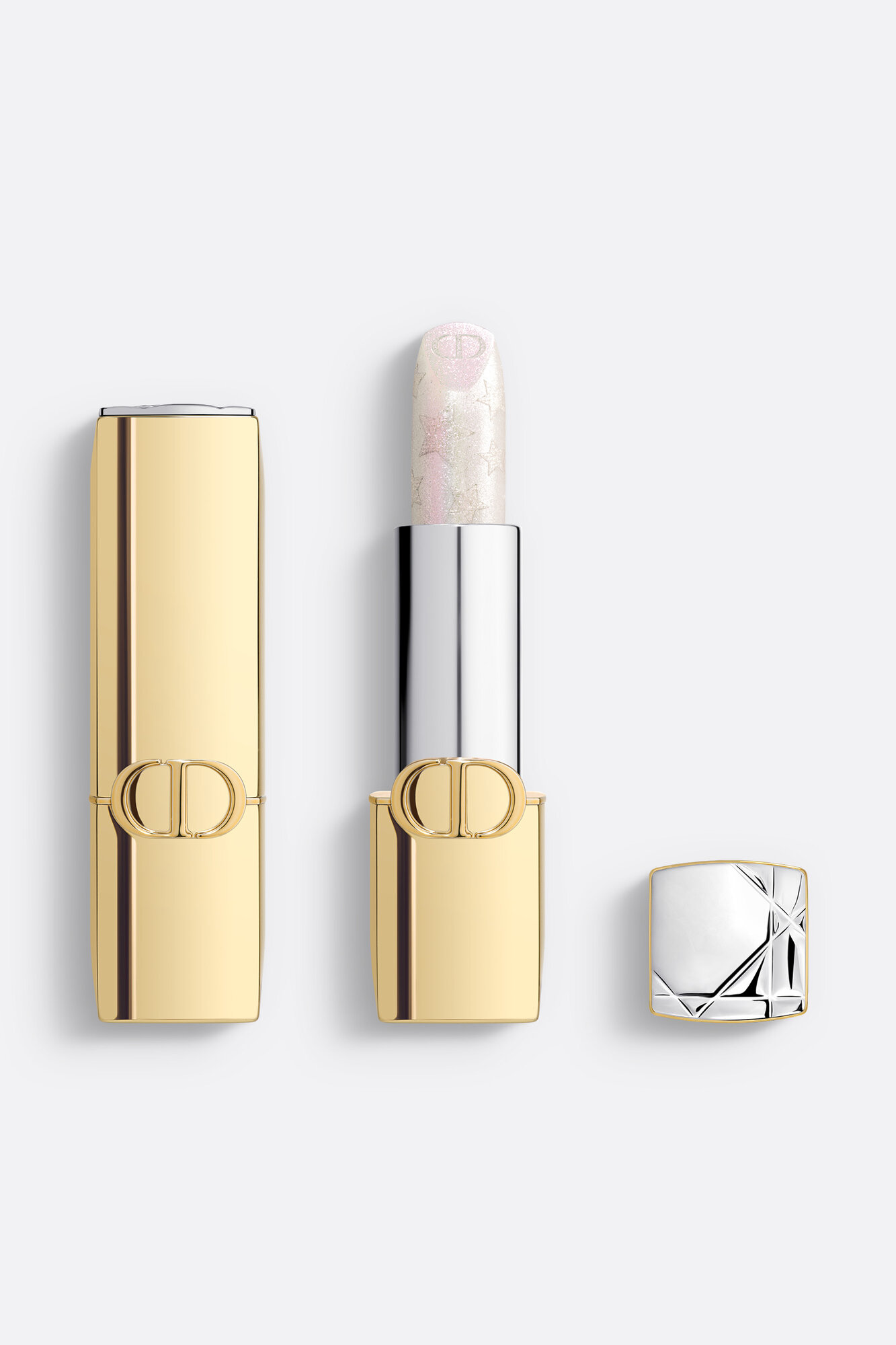 Губная помада DIOR Rouge Dior 3.5 г | Лимитированная’25 | Роскошный кристальный финиш | Тон 010 Crystal