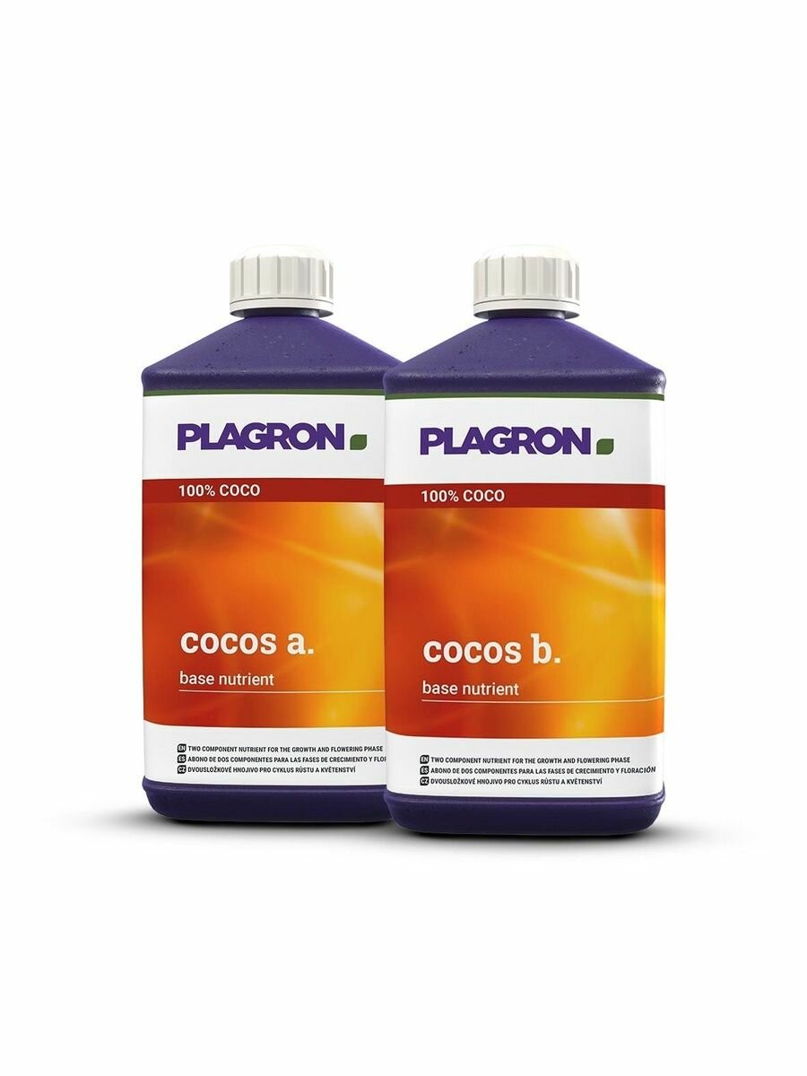 Удобрение для кокосового субстрата Plagron Cocos A+B 1 л