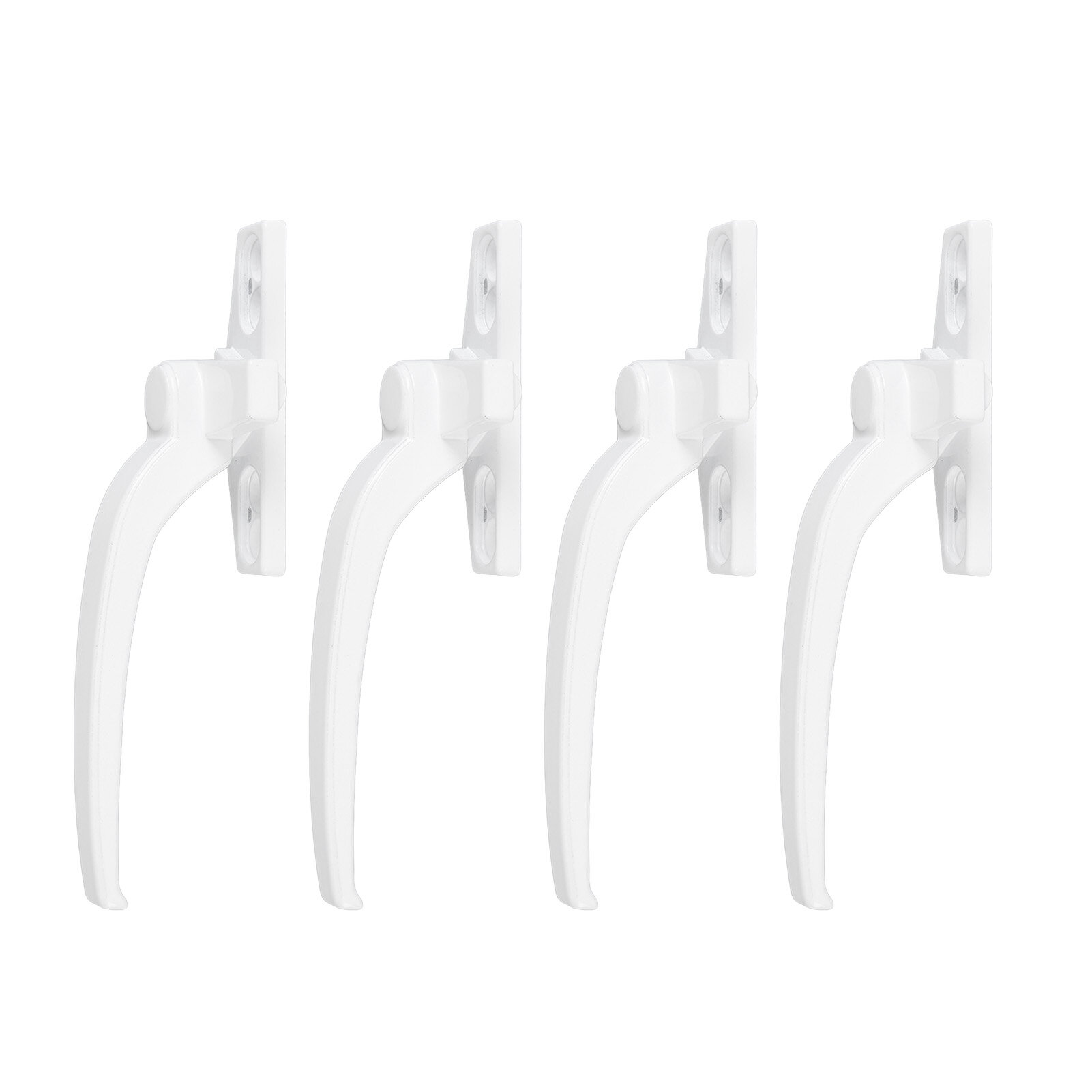 Ручка из алюминиевого сплава для оконной двери Flat Open External Push Casement Security Lock Hardware Left White