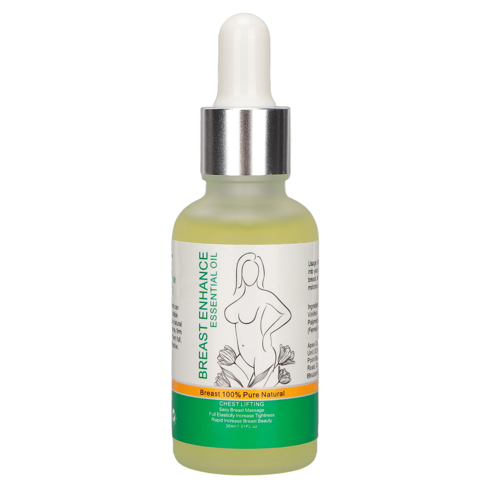 Эфирное масло для груди Уход за грудью Пухлые, твердые и красивые массажные масла против провисания Глицерит Натуральный 30 мл