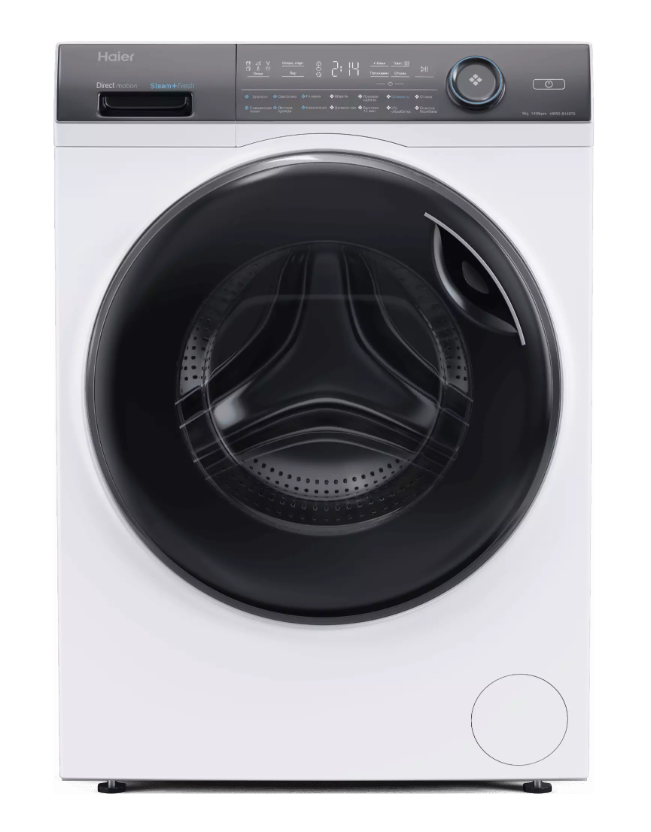 Стиральная машина Haier HW90-B14979, загрузка 9 кг, LED-дисплей, UV-обработка