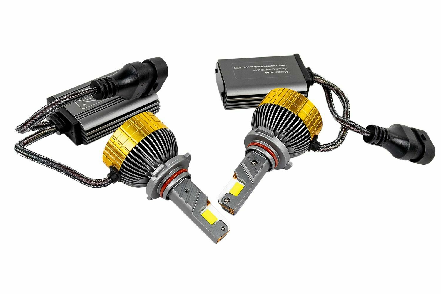 Светодиодные лампы SEM-ALI S-185 180W с цоколем HB4 (9006) 50000lux, 6000K