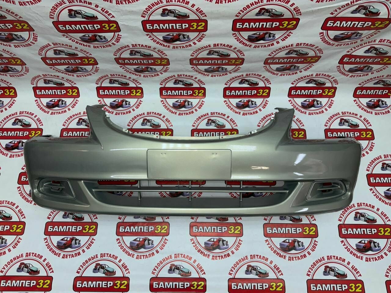 Бампер Хендай Акцент передний, тёмно-бежевый H07