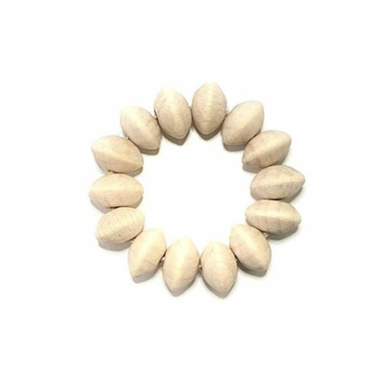 Кольцо для салфеток из деревянных бусин-комплект 1 штуки