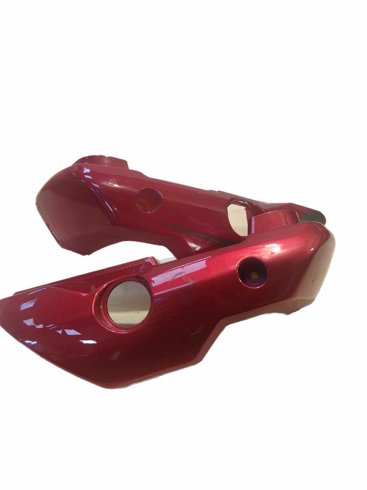 Облицовка красный пластик рамы задний VMC Riva SX/CX