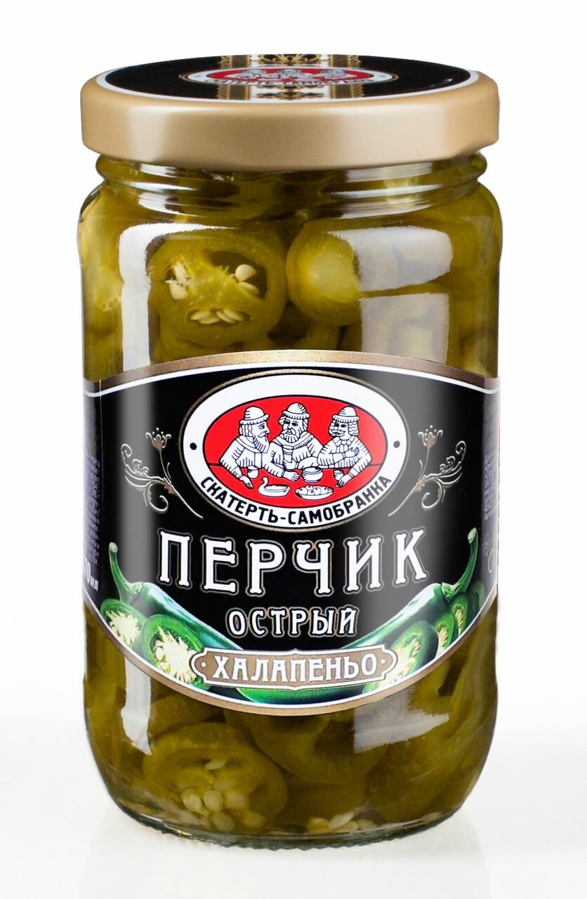 Перчик Скатерть-Самобранка халапеньо зеленый 360 г x 3 упаковки