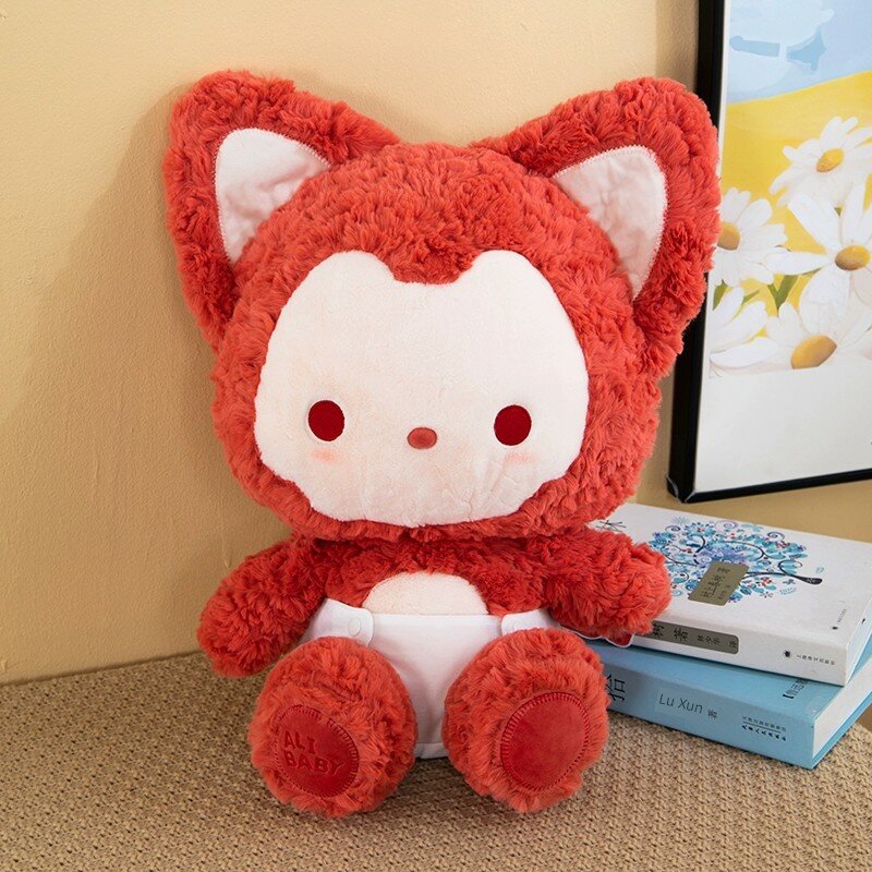 Кукла Baby Alie, милая плюшевая игрушка персикового цвета, кукла-белка, кукла из ткани, подушка, подарок на день