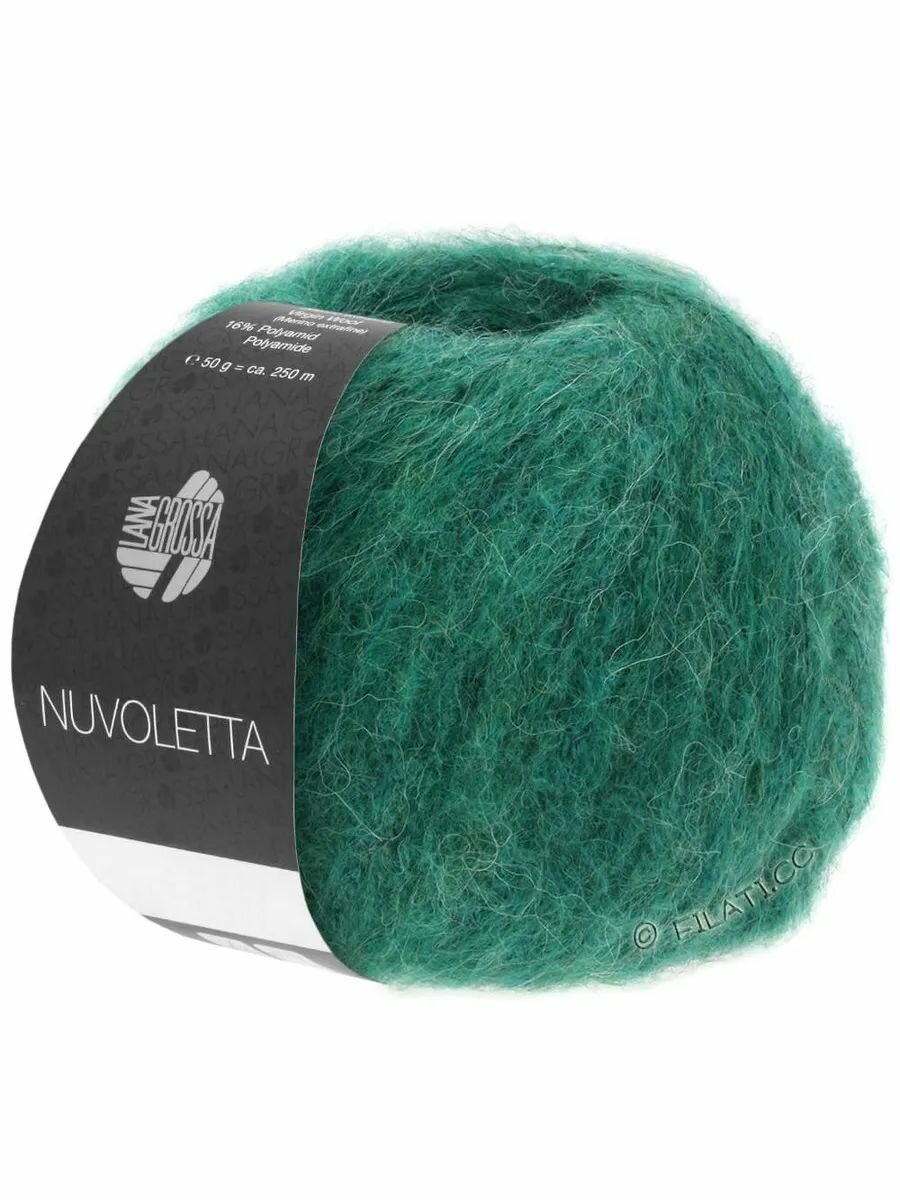 Пряжа для вязания Lana Grossa Nuvoletta пушистая цвет 010, 1 моток