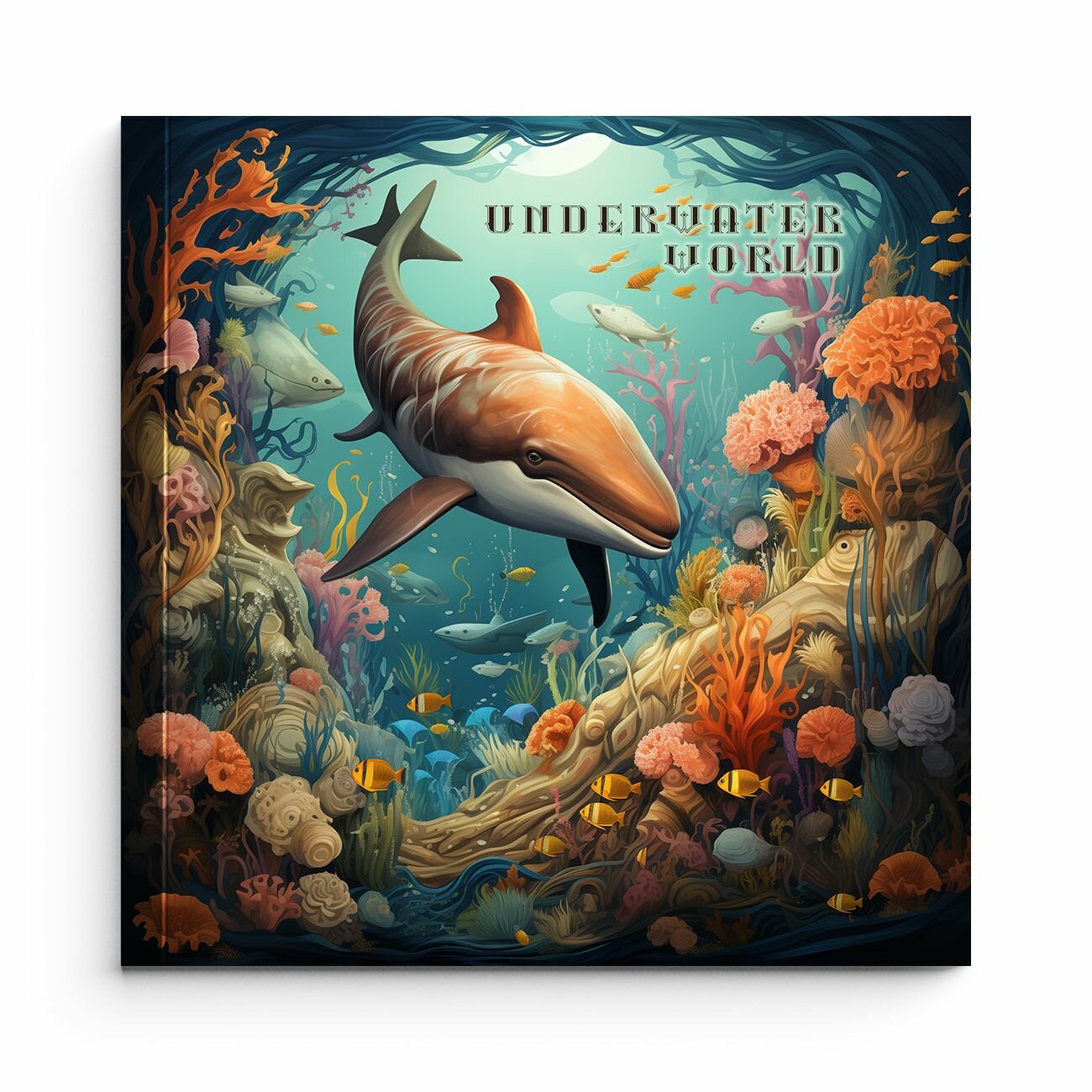 Книжка-раскраска с животными, Снятие стресса Животные Фотоальбом, высокое качество Книга каракулей 20 см*20 см, подходит для раскрашивания как взрослыми, так и детьми