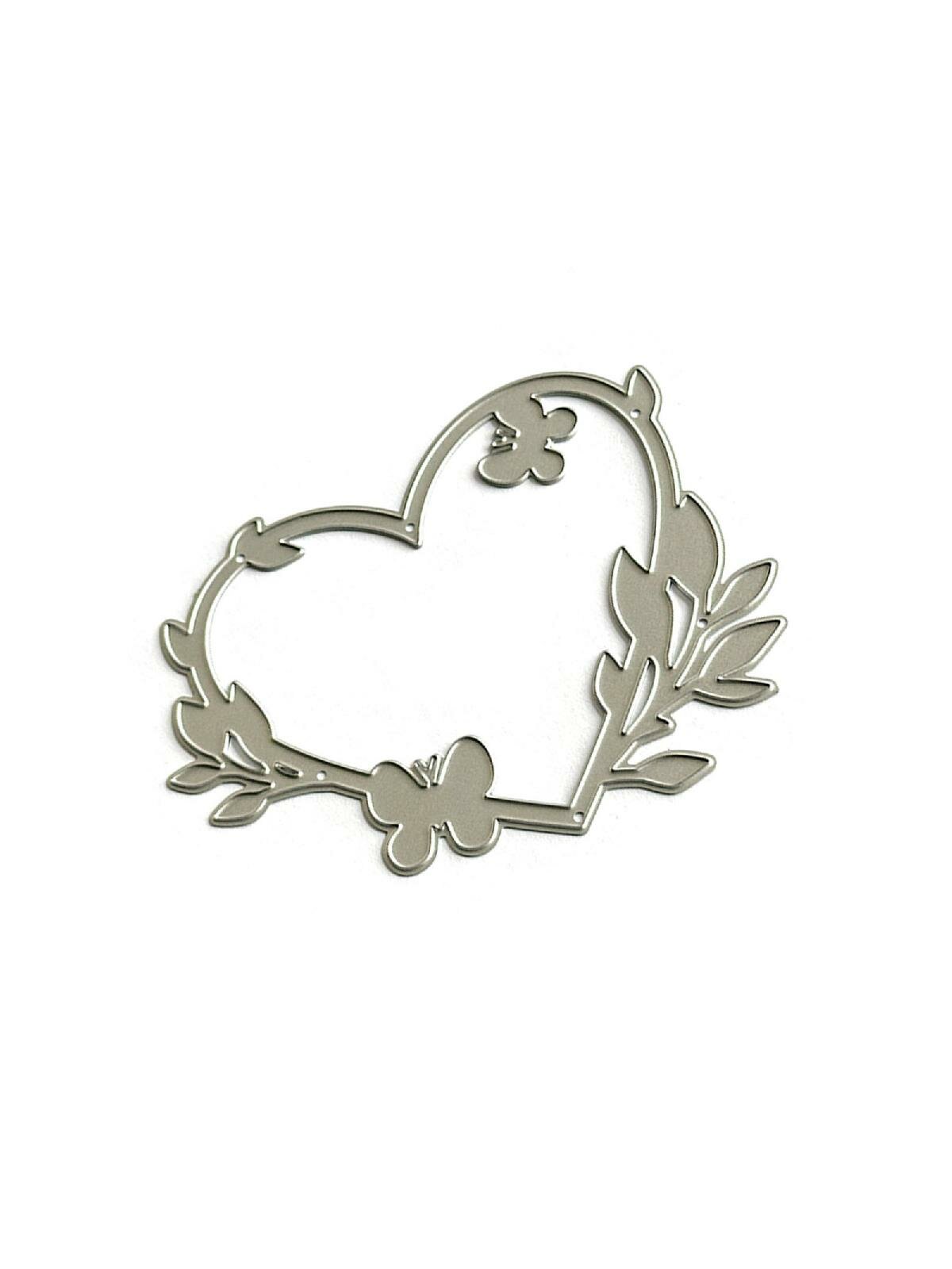 Трафарет для вырезания сердечек из бумаги для декоративного тиснения из углеродистой стали