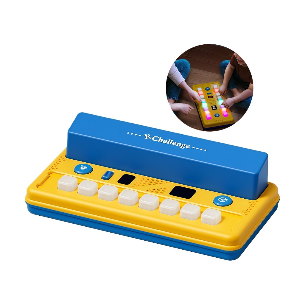 Детская развивающая игрушка 4 в 1 - Угадывание цвета, быстрое нажатие, игры на память для когнитивного развития, Портативная и регулируемая для дома, школы и вечеринок