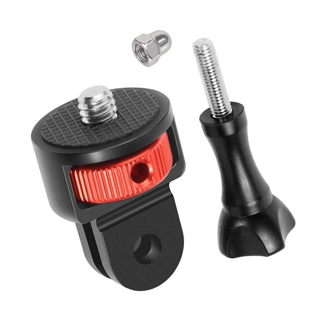 Универсальные адаптеры-переходники для экшн-камер, Черный и красный - Адаптер для двух карт