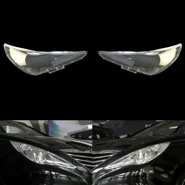 Для Hyundai Sonata 2011 2012 2013 2014, крышка фары, автомобильная фара, линза, стекло, замена переднего авто корпуса