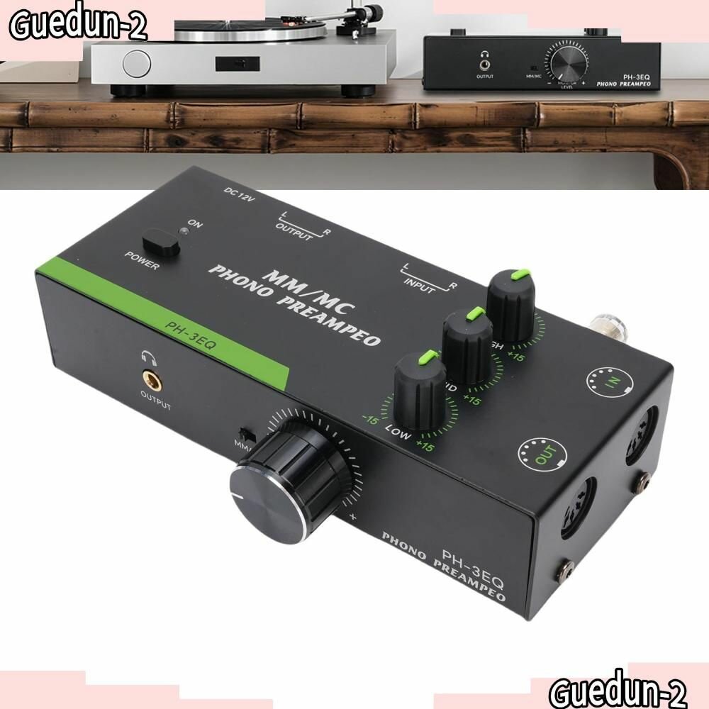 MM MC Phono Preamp, усилитель с минимальным шумом, для идеального звучания в разных акустических условиях Стандарт США 100-240 В