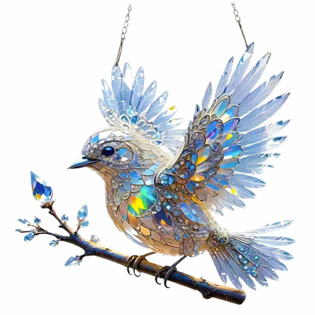 Шунмаи подвеска из акрила с птицей 20cm