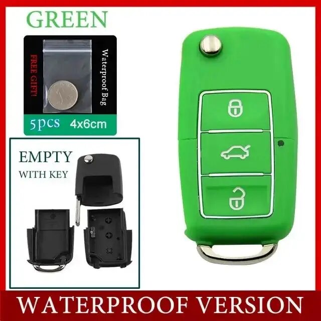 Скрытый тайник для ключей Зеленый, Green Waterproof