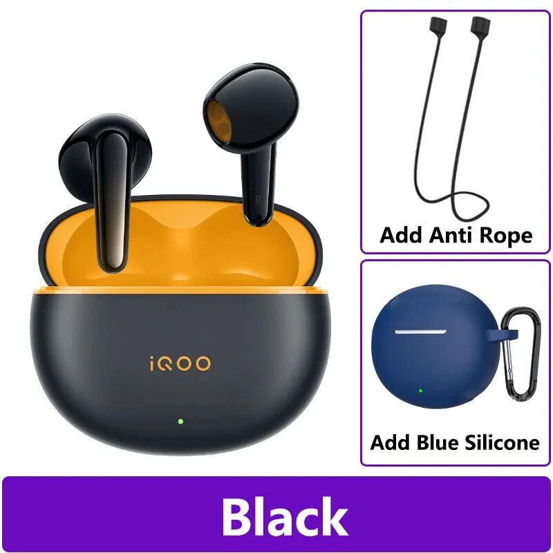 IQOO TWS Air 3 Pro Black n Blue Case