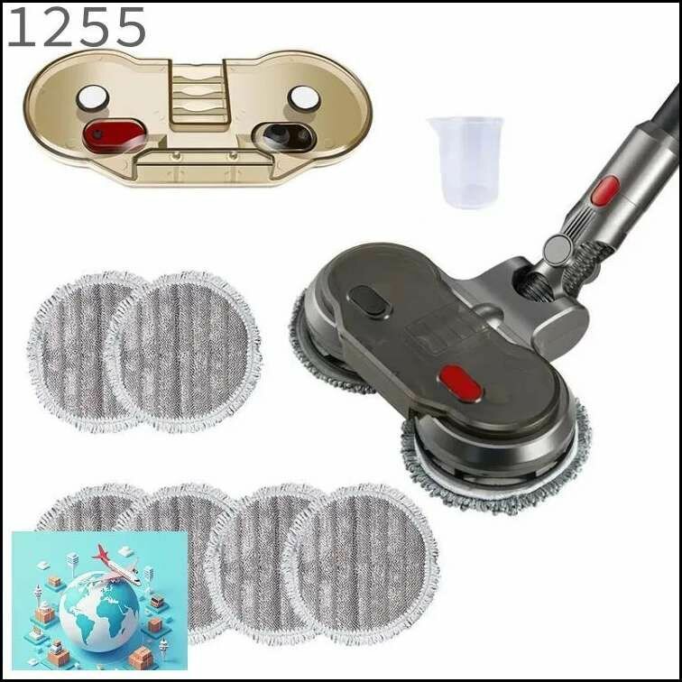 Турбинная щетка и емкость для воды Dyson v7v8v10v11 (с резервуаром для воды) сменная тряпка. Насадка для мытья пола с электрической щеткой насадка для швабры x00411