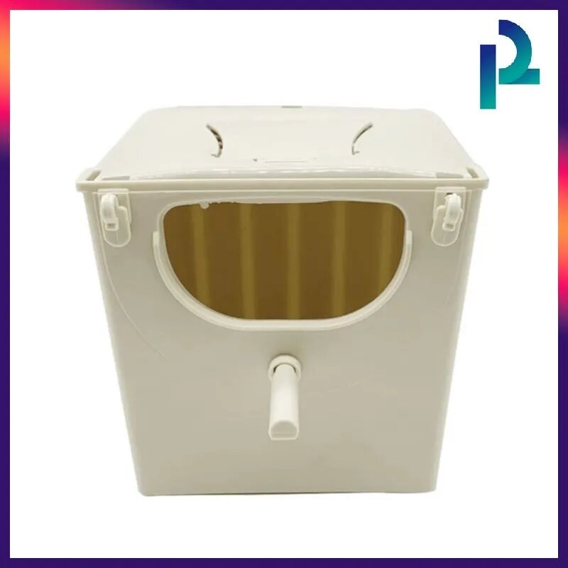 Пластиковое подвесное птичье гнездо для клетки Коробка для разведения попугаев подвешивается двумя способами