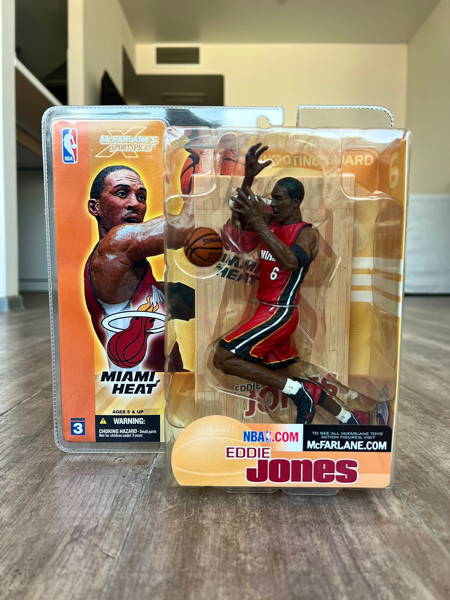Фигурка NBA Miami Heat Eddie Jones McFarlane Toys НБА Майами Хит Баскетболист Эдди Джонс Баскетбол