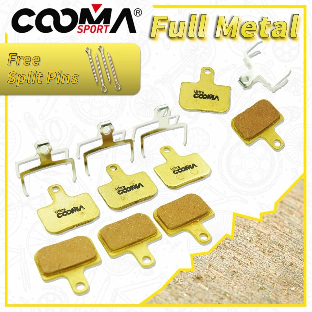 COOMA SPORT Металлические тормозные колодки для SRAM ELIXIR/DB/LEVEL 4 пары