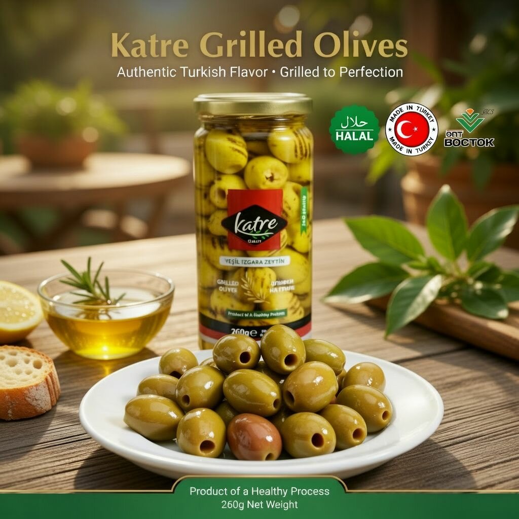 YesilZeytin оливки на грилле 270г