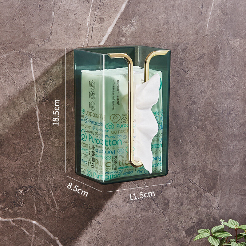 Коробка для салфеток для ванной комнаты, высококачественная коробка для хранения туалетных салфеток, настенная коробка