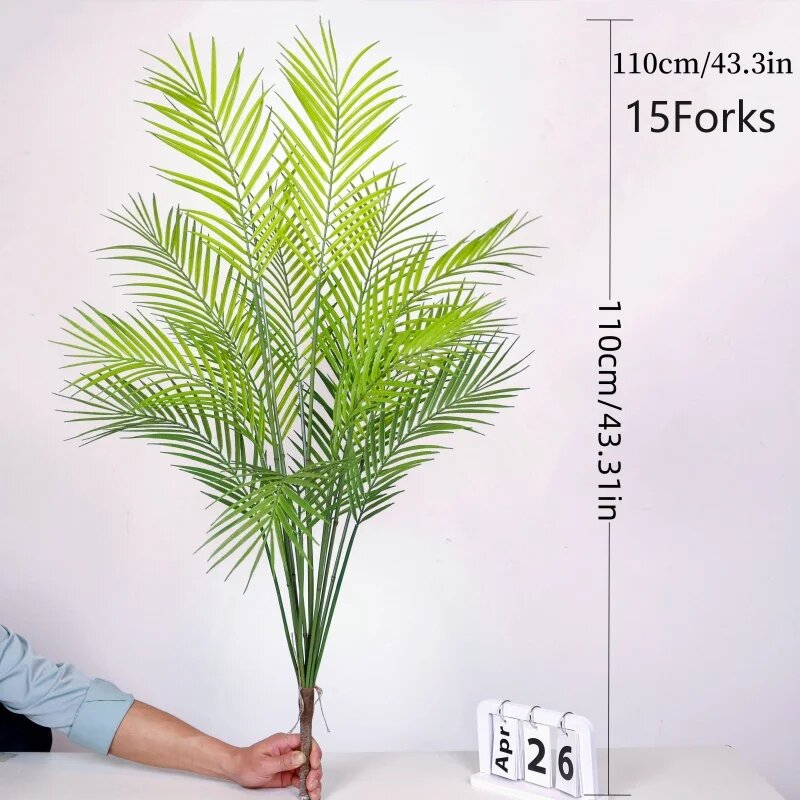 Искусственная пальма 110 см, 15 веток