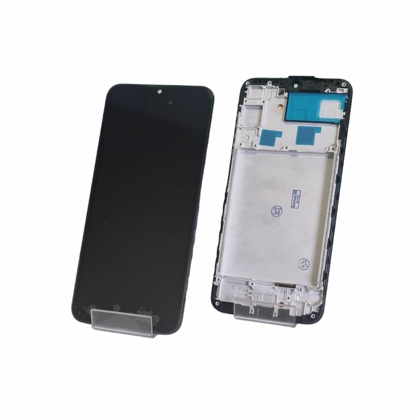 Дисплей Samsung Galaxy A24/SM A245F/DSN модуль в черной рамке (Small OLED)