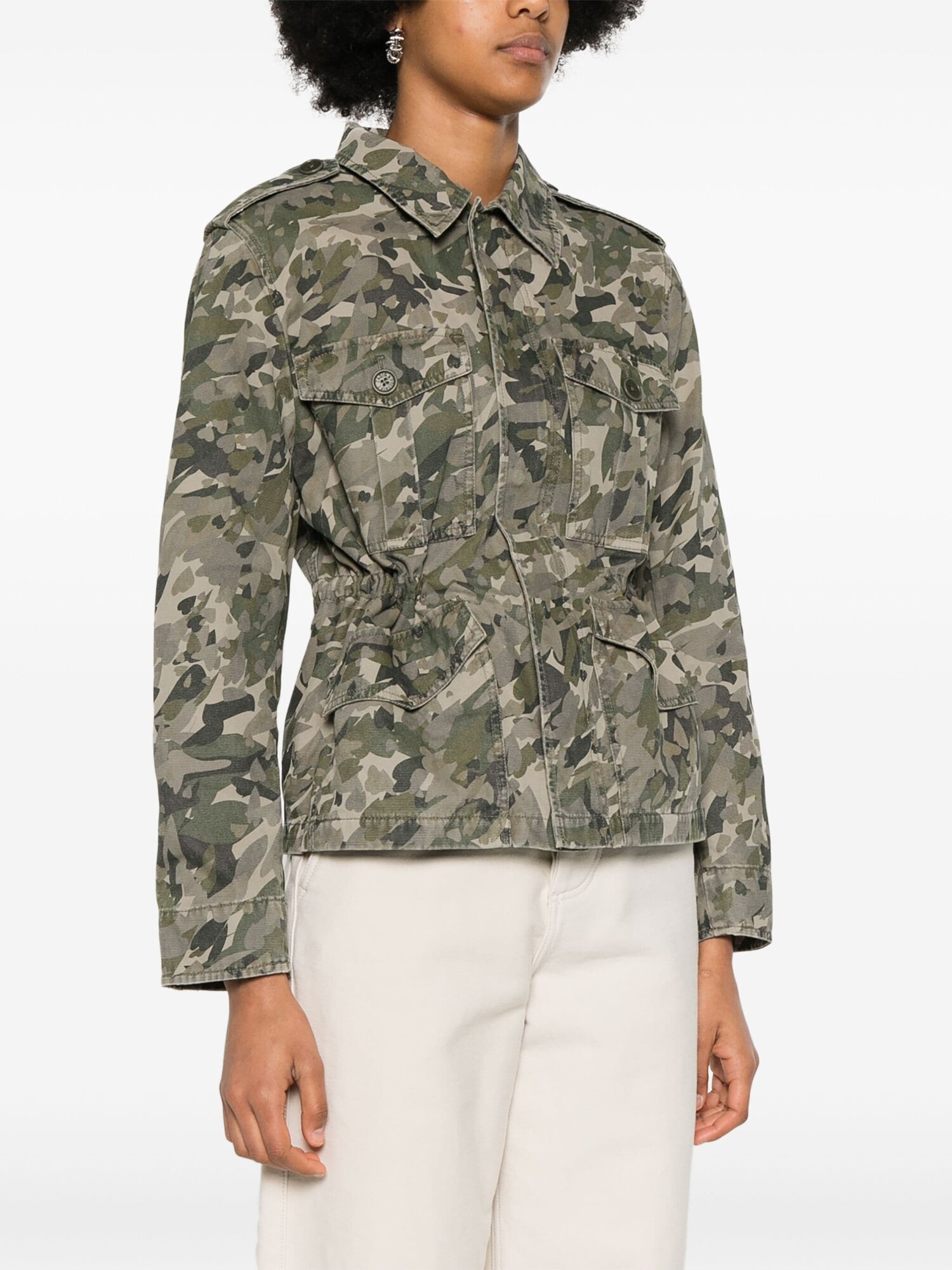 Куртка ZADIG & VOLTAIRE Krisa Camo, размер M-L, зеленый, — фото 1