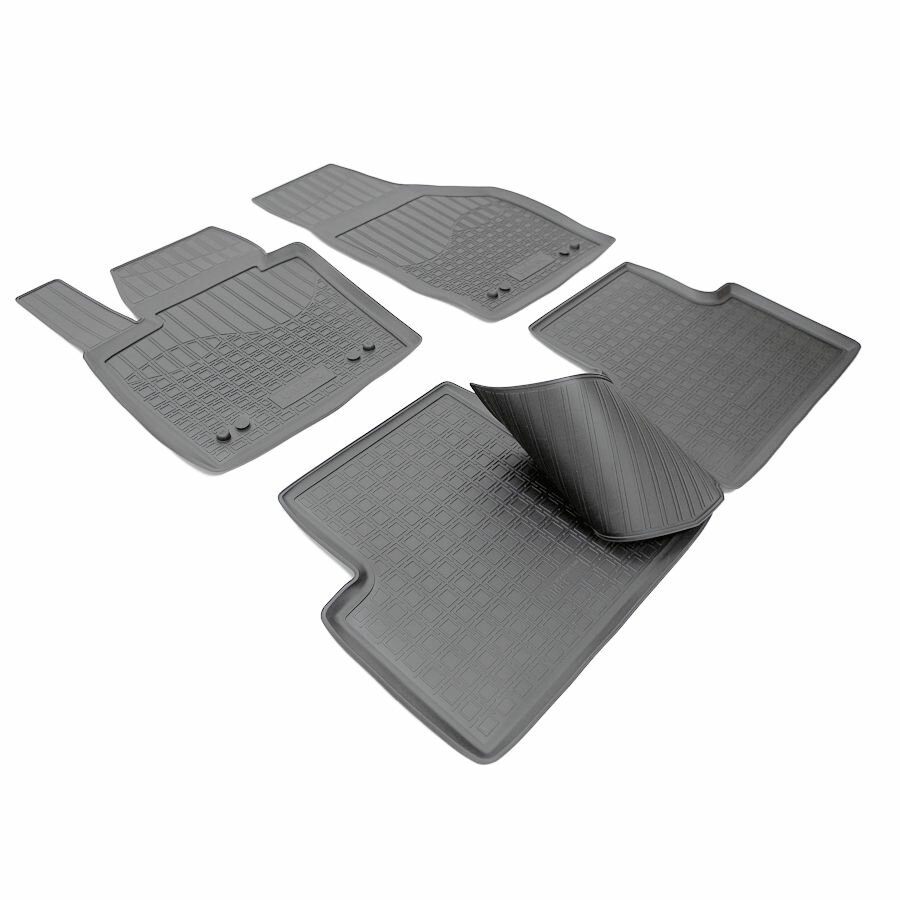 Ковры в салон Norplast/Unidec для Audi Q3 в кузове 8U (2011-)Полиуретан, Черный, арт. NPA11-C05-600 (Черный)