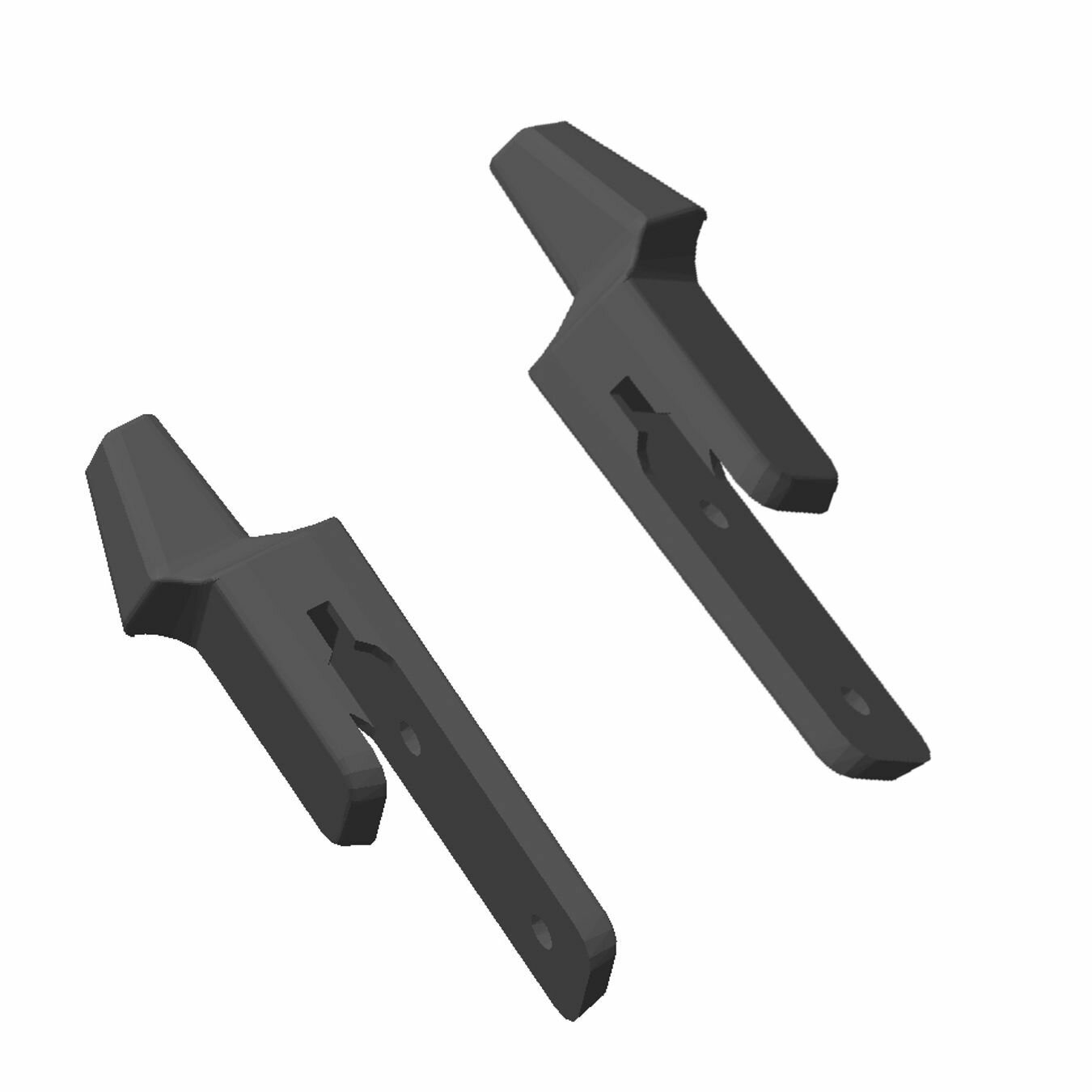 Крепления полки багажника для Toyota Land Cruiser Prado LC150, 2009-2020, 2 шт.