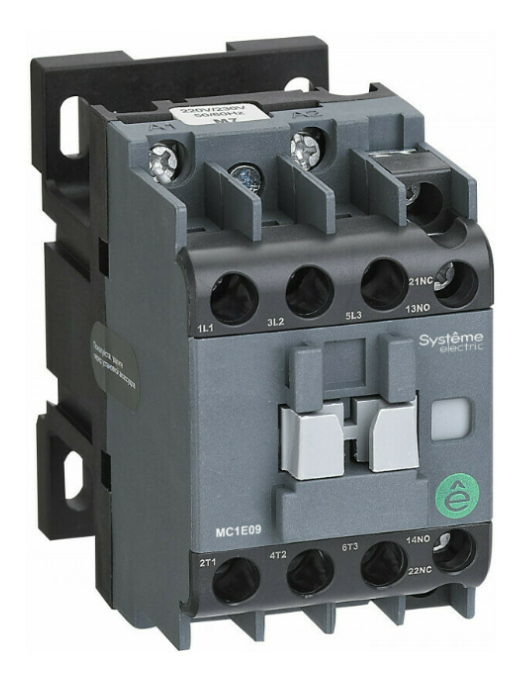 MC1E09M7 Контактор MC1E 3P 9A но+НЗ 220V/230V 50/60ГЦ